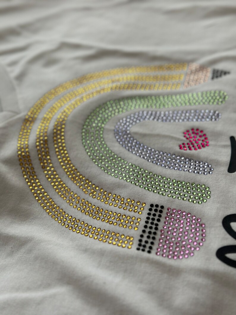 Custom Bling T-shirt, Custom T-shirt, Custom Teacher Appreciation T-shirt, Unisex Bling T-shirt ...