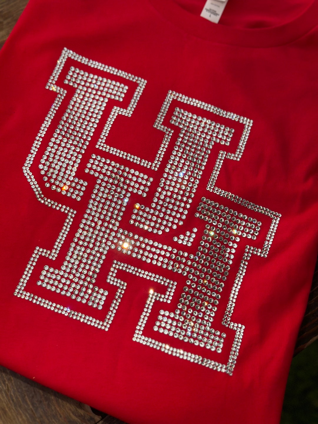 Custom Bling T-shirt, Custom T-shirt, Custom Universitys T-shirt, Unisex Bling T-shirt, Bling T ...