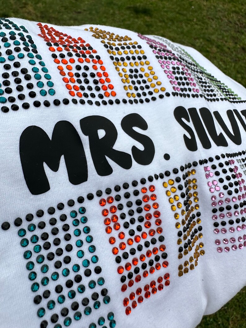 Custom Bling T-shirt, Custom T-shirt, Custom Teacher Appreciation T-shirt, Unisex Bling T-shirt ...