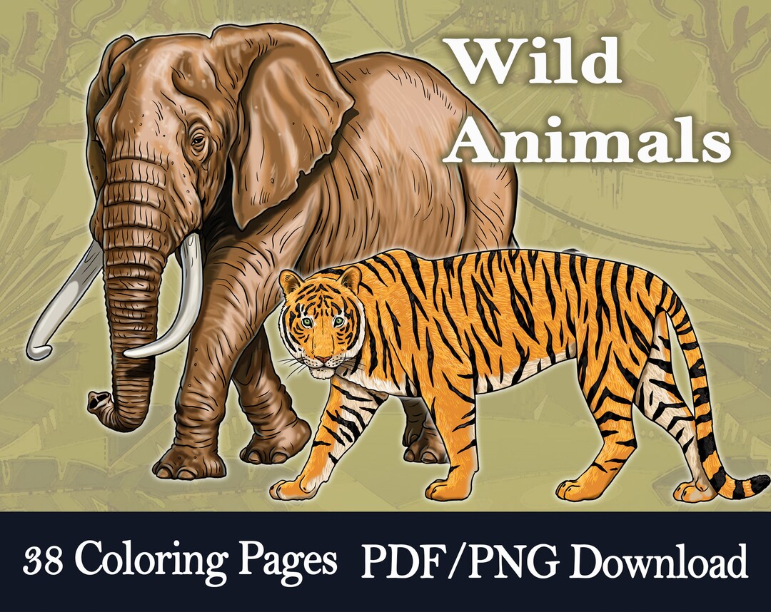 Wild Animals Coloring Pages
