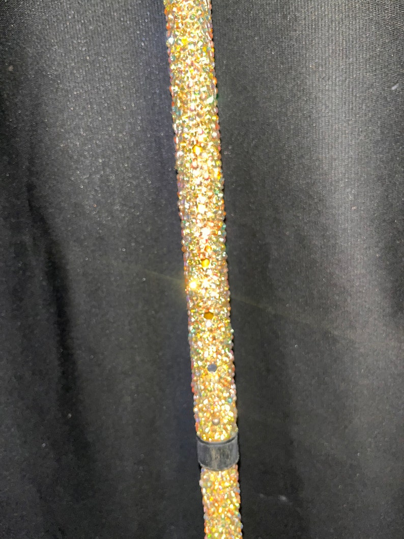 Rhinestone Bling Cane Gold - Etsy