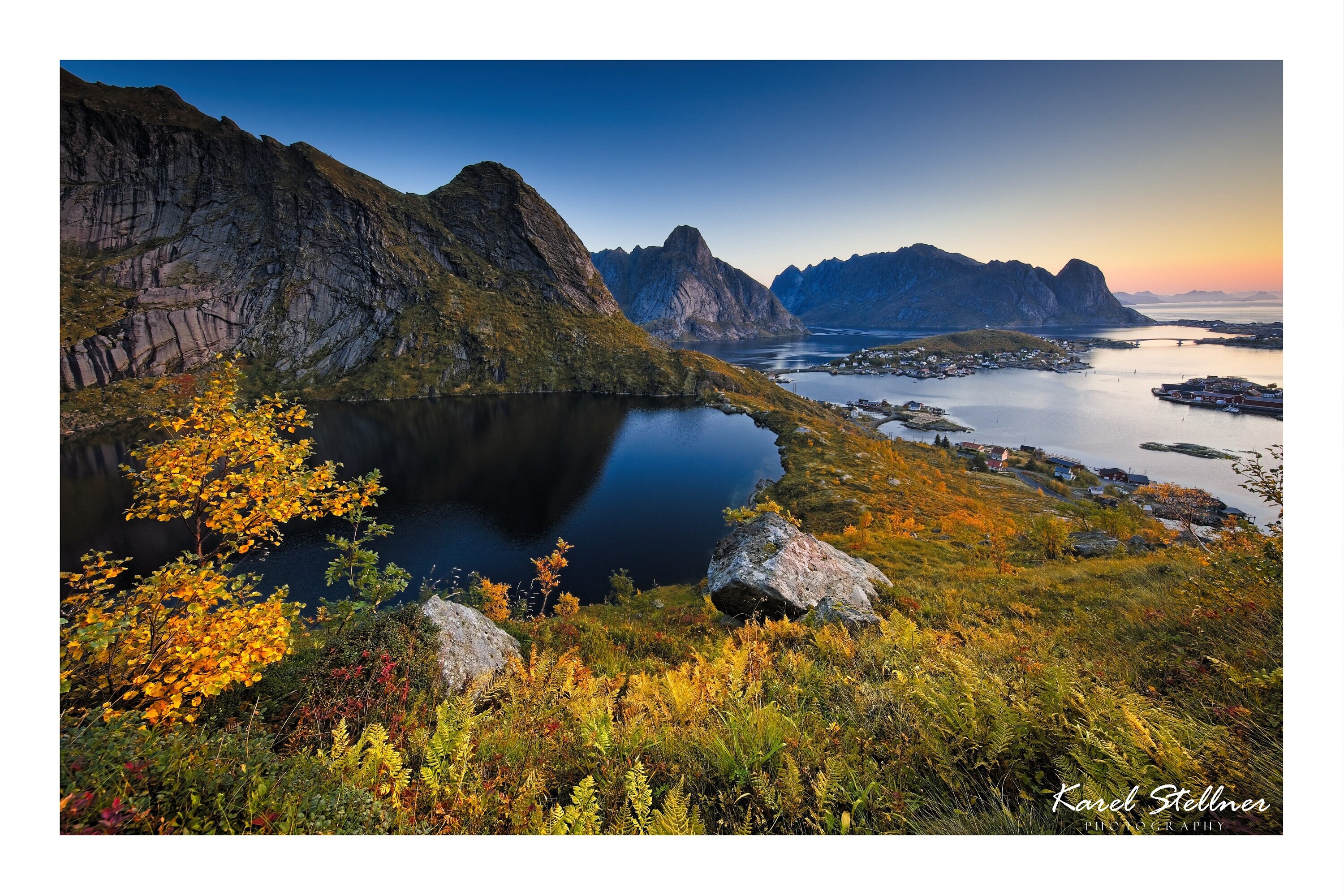 Lofoten Islands, Reine Lake, Sunrise Mood, Dream Blue Fjord, Fishing ...