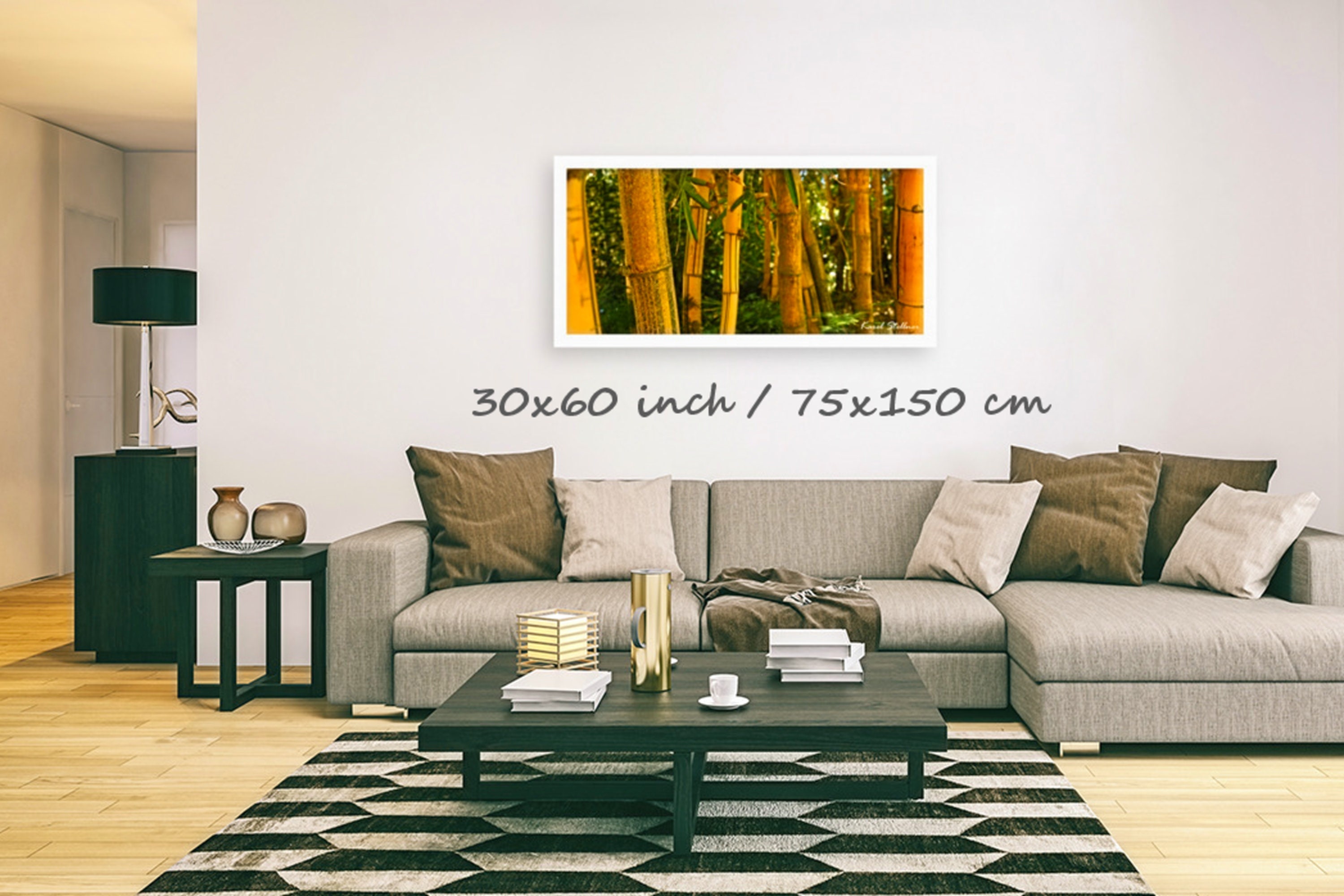 Japan Bamboo Tree Poster, Bambooarium, Wild Garden, Orange Trunk ...
