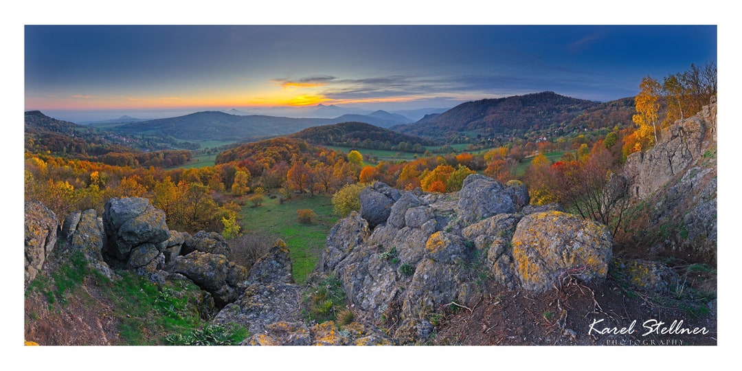 Autumn Colors, Middle Earth, Mountain Art, Colorful Trees, Tree Print ...