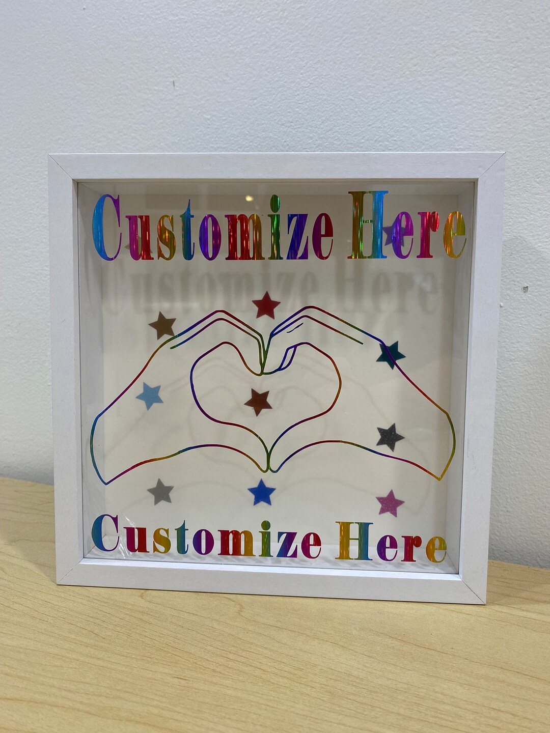 Personalize Customize Friendship Bracelets Frame Shadow Box Stars Tour ...