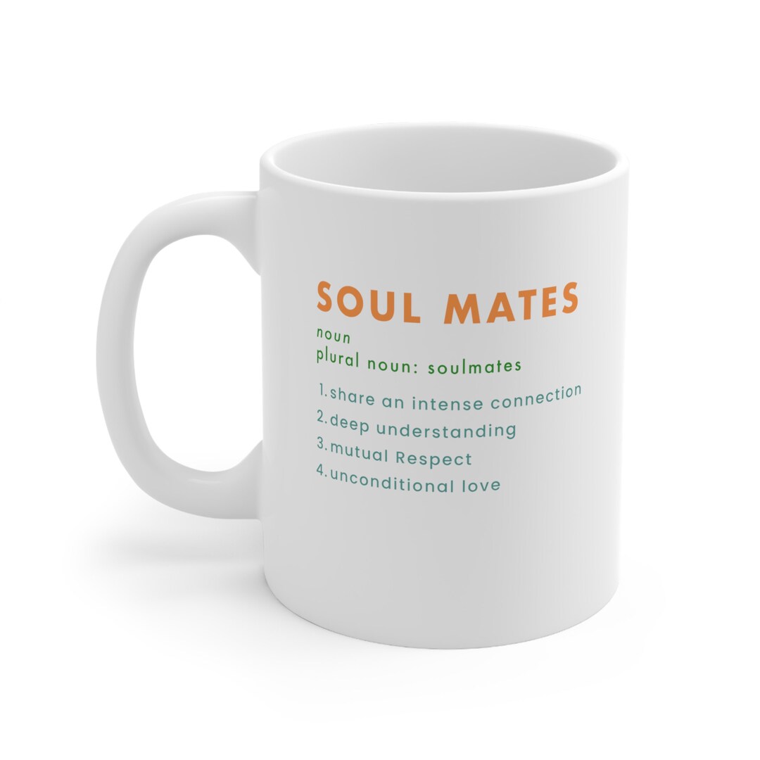 Soul Mate Coffee and Tea Ceramic Mug - Etsy