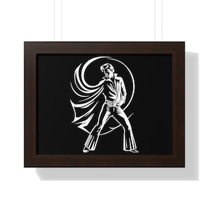 Elvis the King Poster - Iconic Rock and Roll Wall Art, Music Legend ...