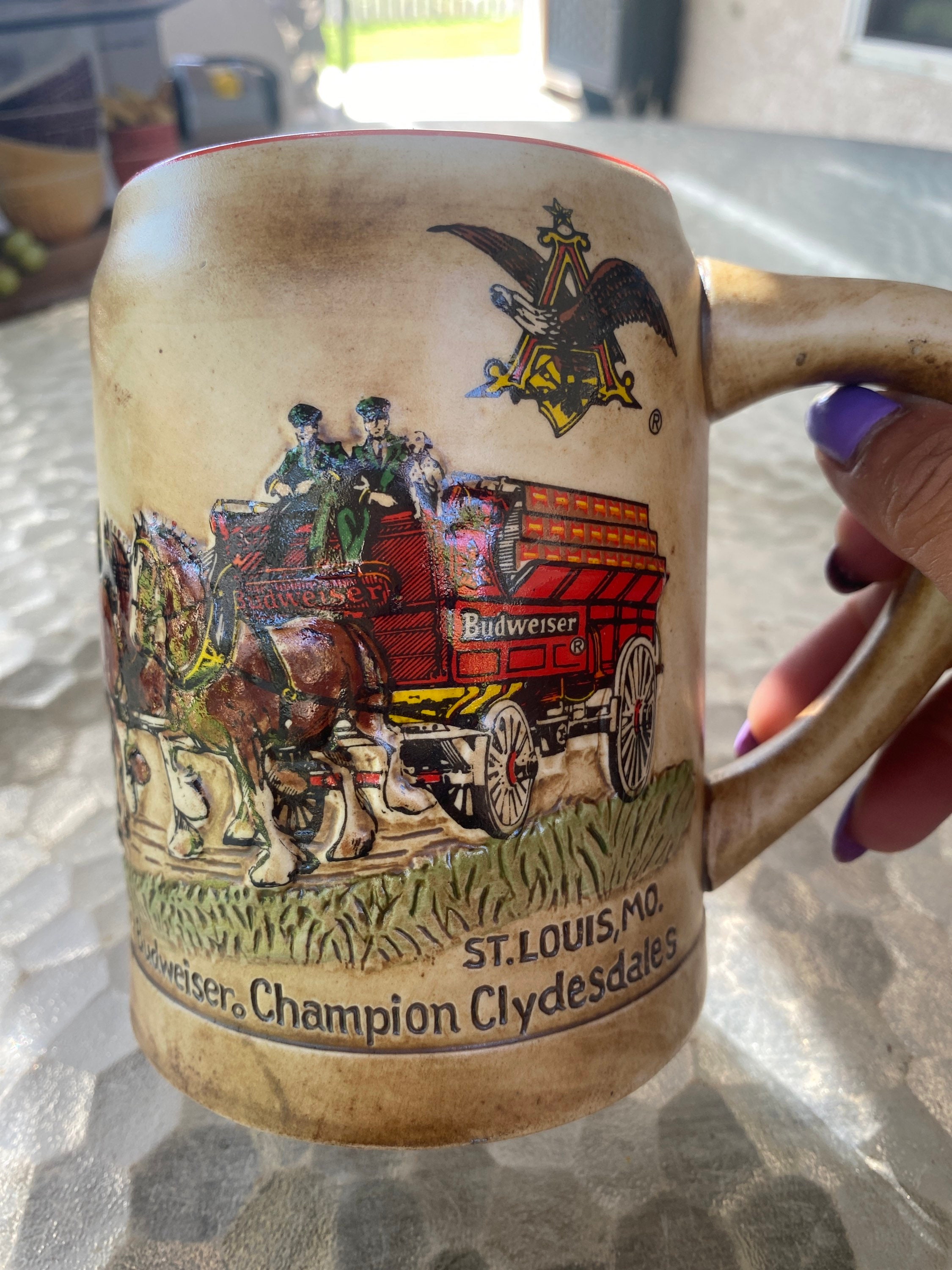 Budweiser Rare. Champion Clydesdales Beer Mug - Etsy