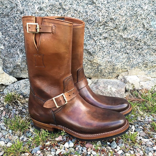 Leather Work Boots - Etsy