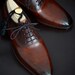 Made to Measure Genuine Two Toned Leather Wholecut Brogue Oxford Shoes ...