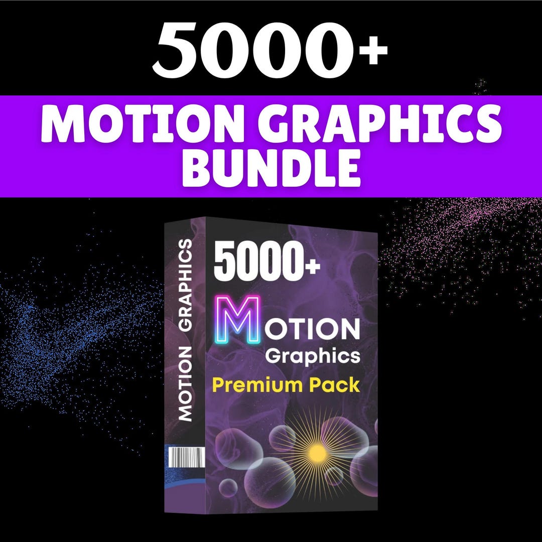 5000+ Motion Graphics Bundle | Animated Elements, Transitions, Overlays ...