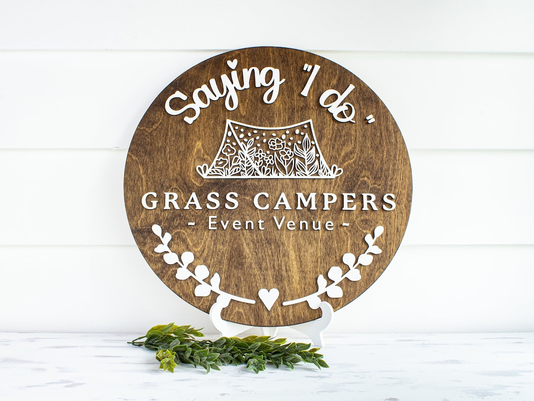 Business Logo Sign, Round Laser-cut Logo Sign, Small Business Sign ...