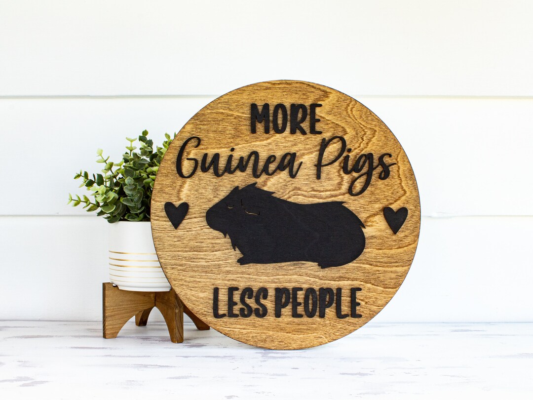 Guinea Pig Sign, Gift for Guinea Pig Mom, Guinea Pig Lover, Guinea Pig ...