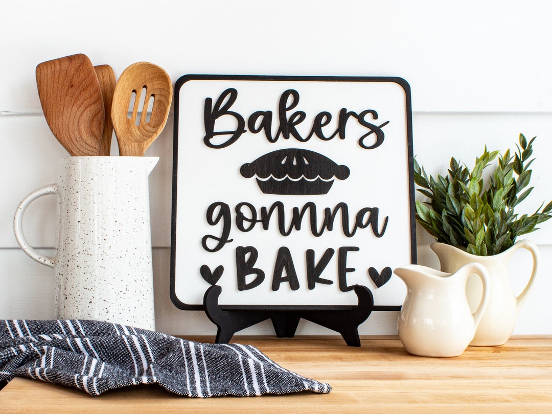 Baking Wall Sign, Farmhouse Kitchen Sign, Modern Farmhouse Decor ...