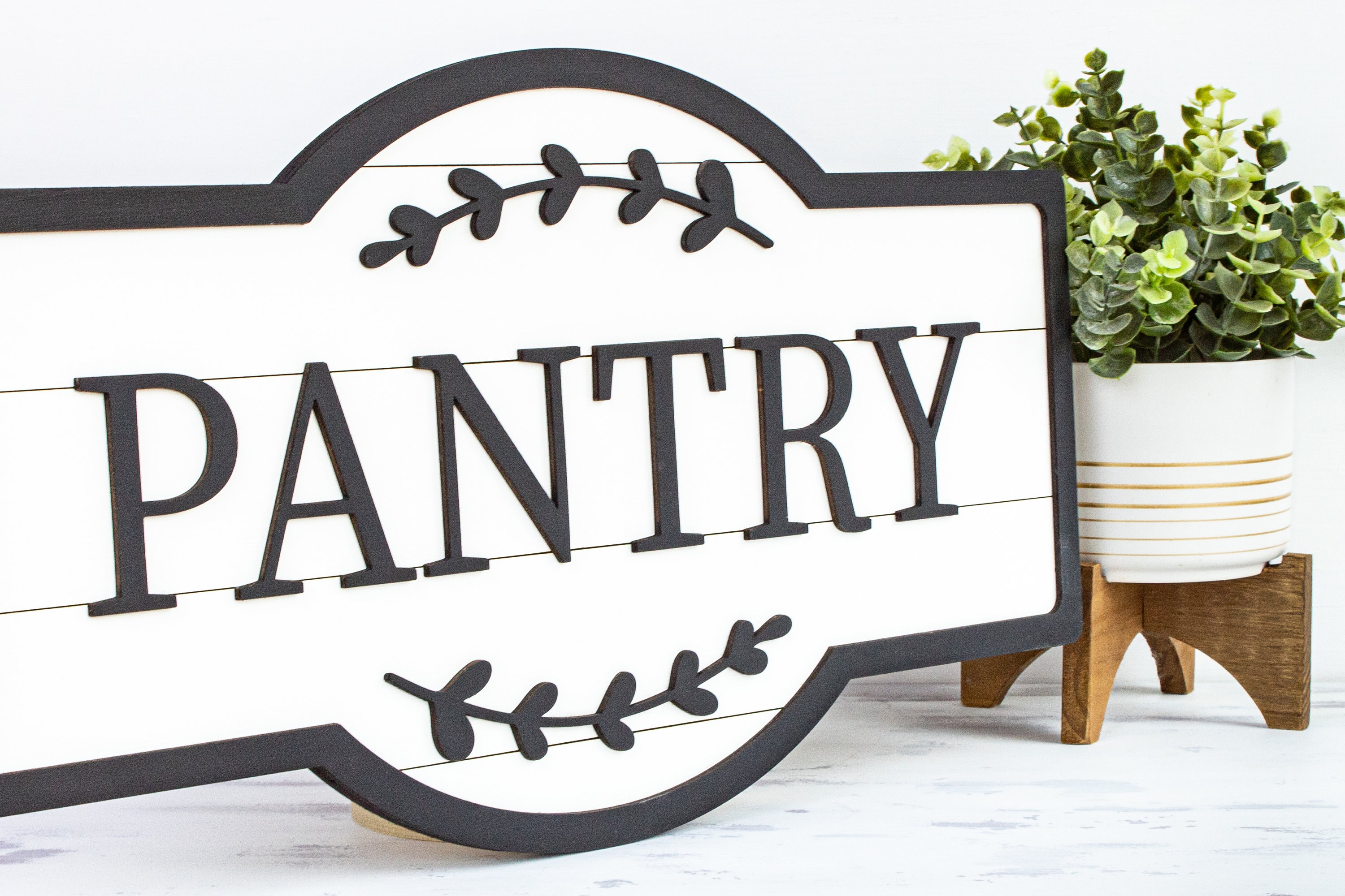 Farmhouse Pantry Sign 3D Pantry Sign Pantry Wall Art Wood - Etsy