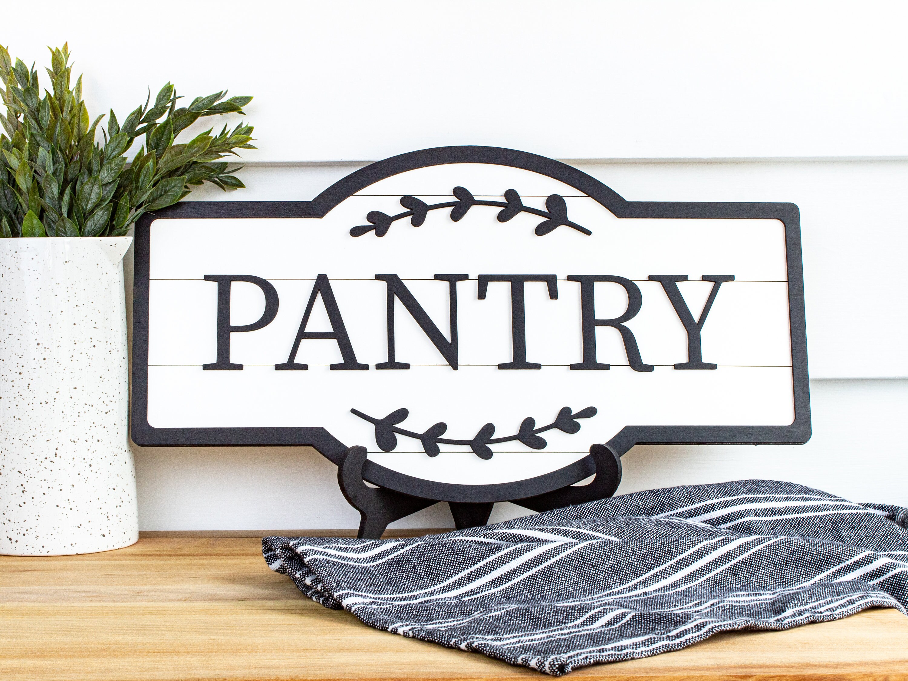 Farmhouse Pantry Sign 3D Pantry Sign Pantry Wall Art Wood - Etsy