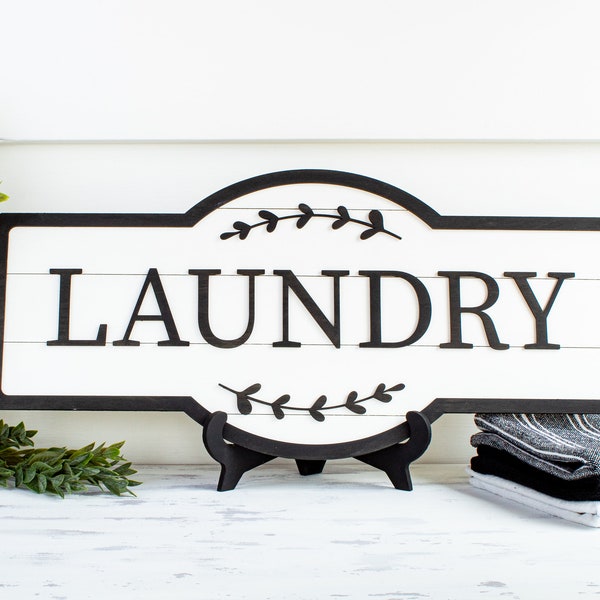 Wood Laundry Sign - Etsy