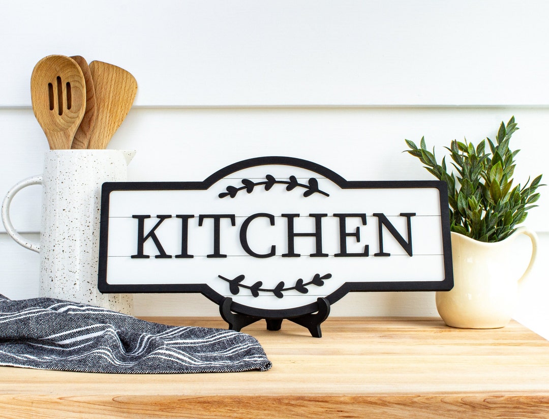 Kitchen Sign Farmhouse, Modern Farmhouse Decor, Custom Kitchen Sign ...