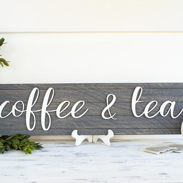 Coffee and Tea Signs - Etsy