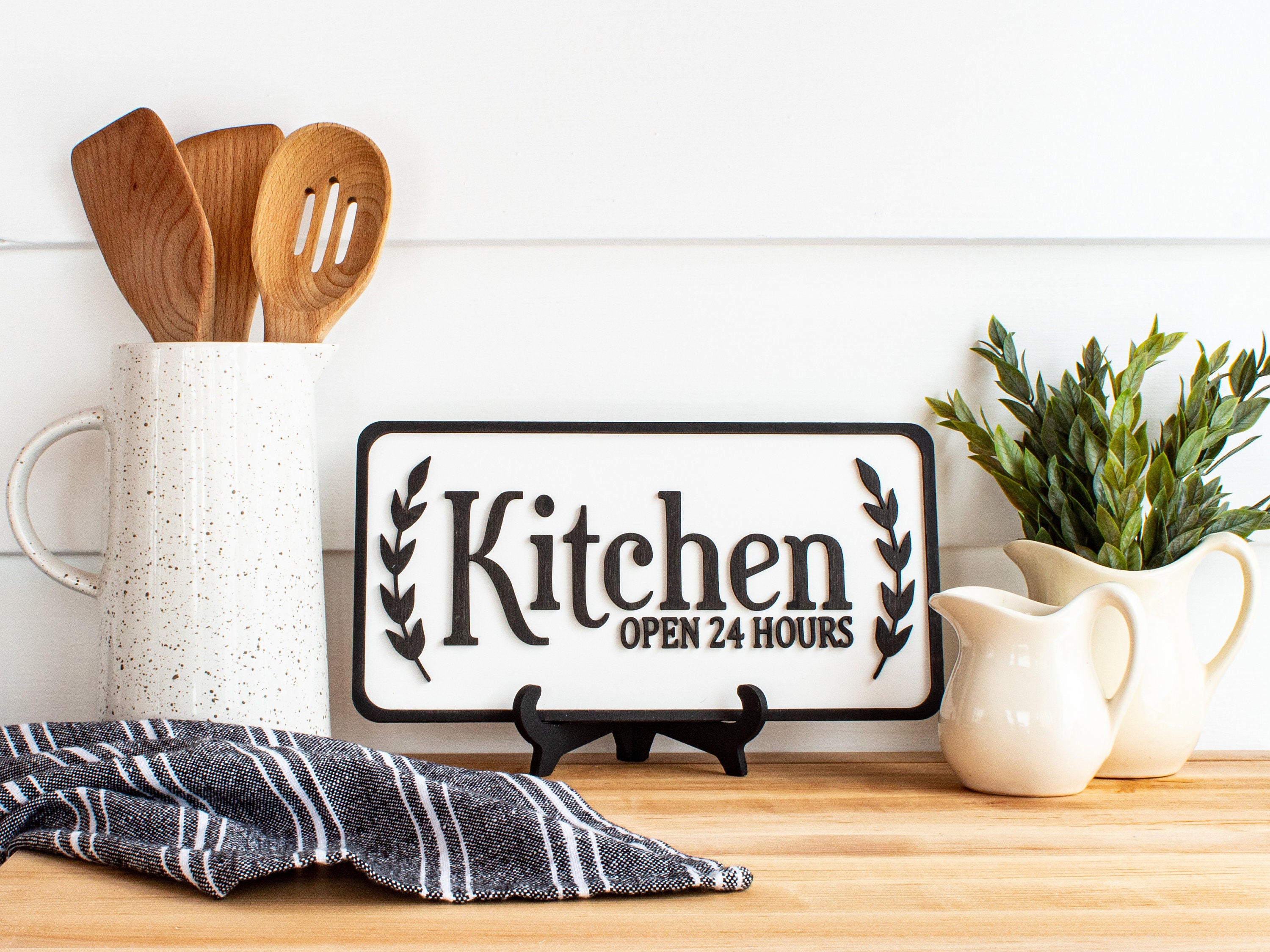Farmhouse Kitchen Sign, Modern Farmhouse Decor, Custom Kitchen Sign ...
