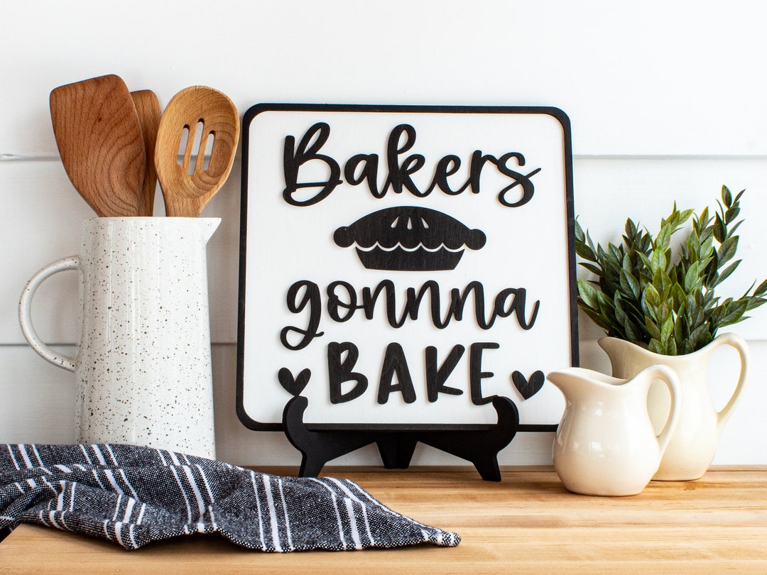 Baking Wall Sign Farmhouse Kitchen Sign Modern Farmhouse - Etsy