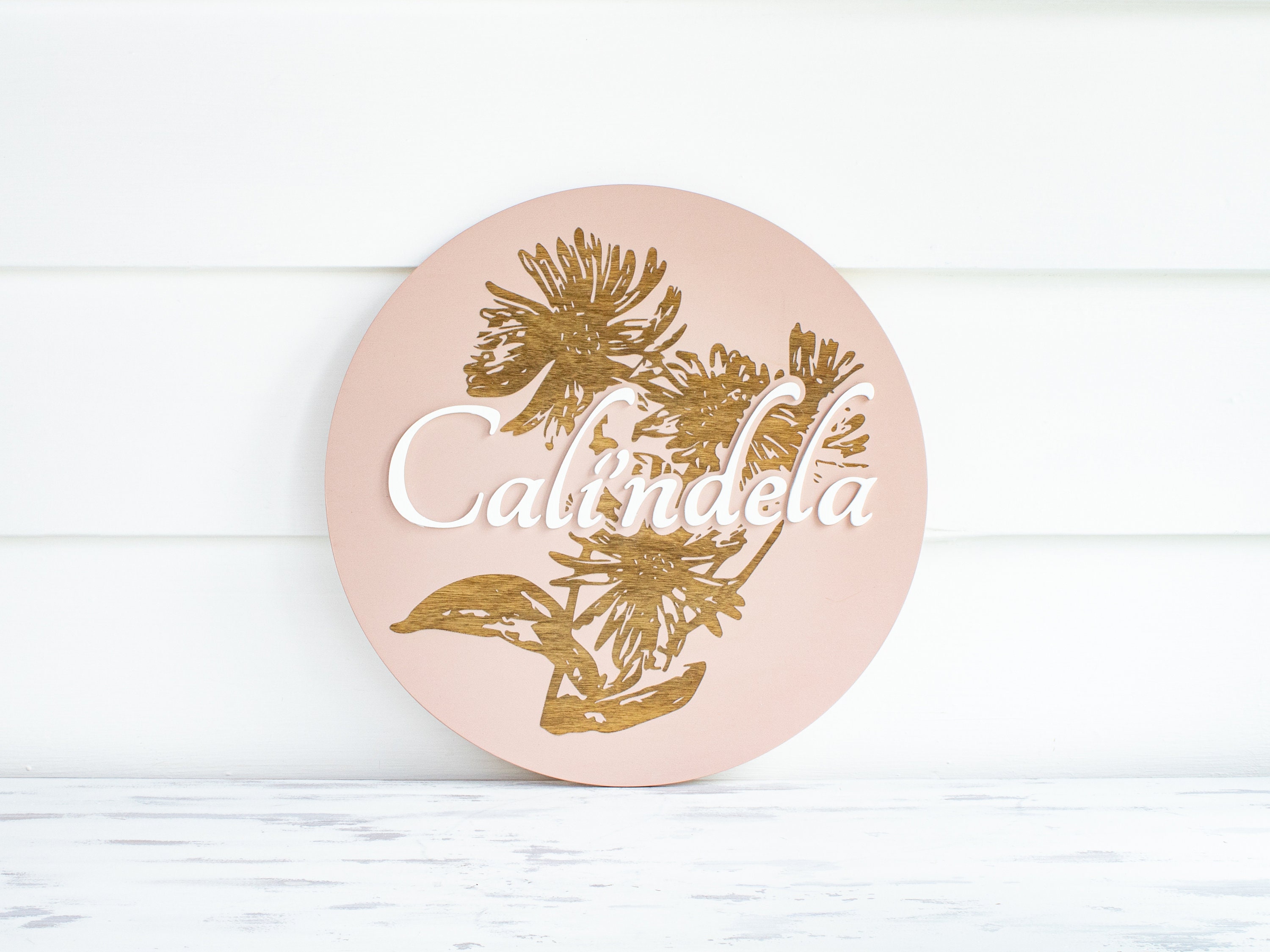 Round Laser-cut Logo Sign Small Business Sign Wood Business - Etsy