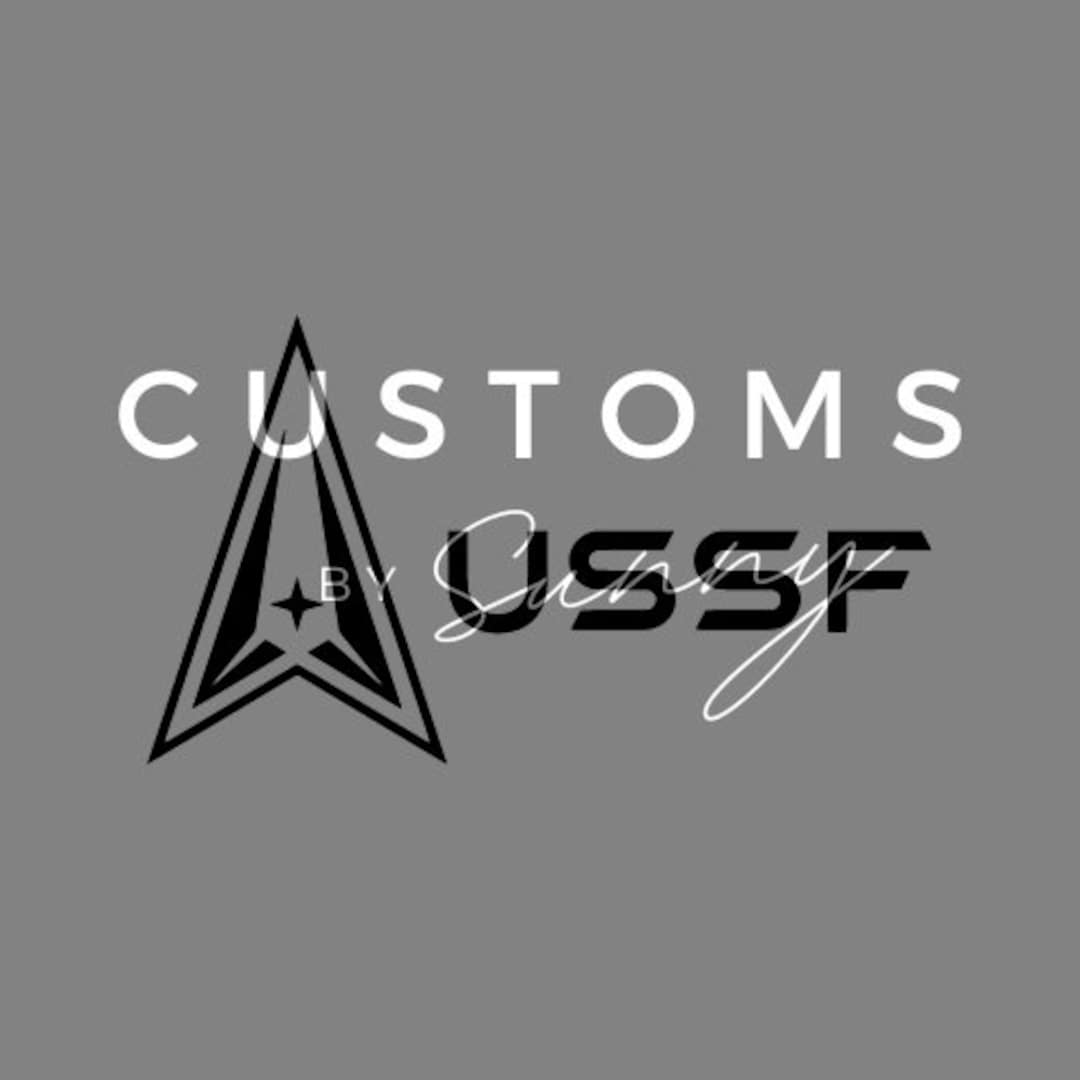 United States Space Force USSF Logo SVG File Cricut CNC Laser Outline ...