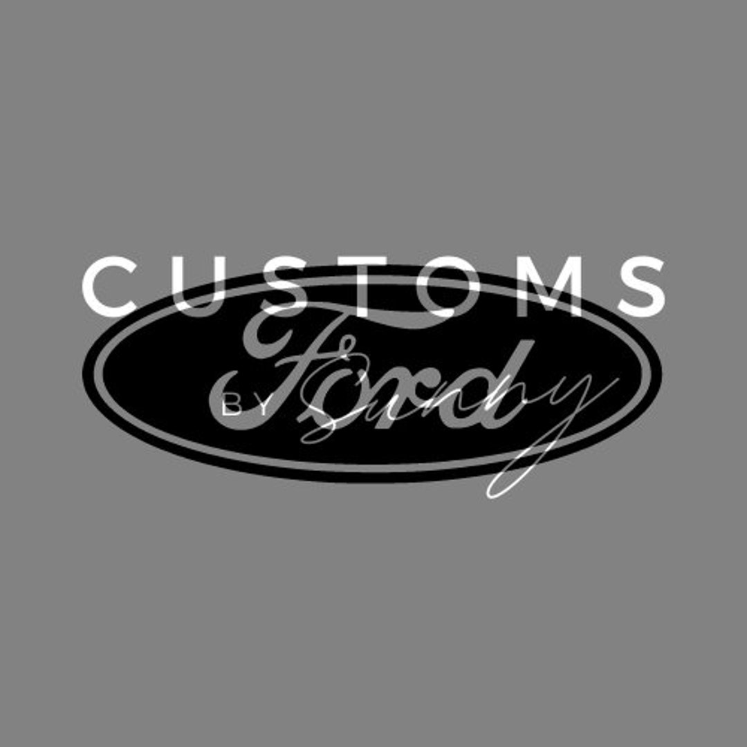 Ford Emblem Logo SVG File Cricut CNC Laser Outline Digital Download - Etsy