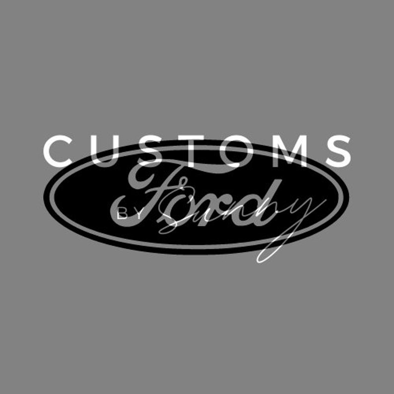 Ford Emblem Logo SVG File Cricut CNC Laser Outline Digital Download - Etsy