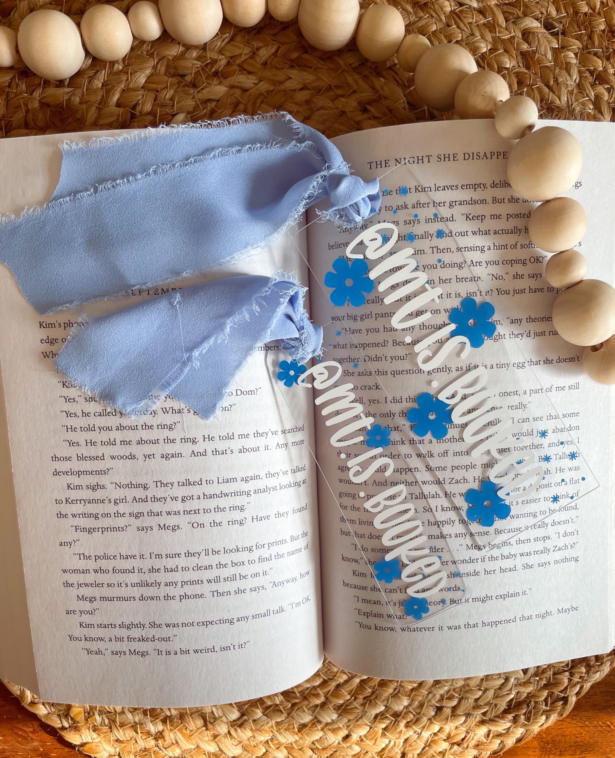 Custom Instagram Handle Bookmark - Custom Bookmark - Bookish Gift ...