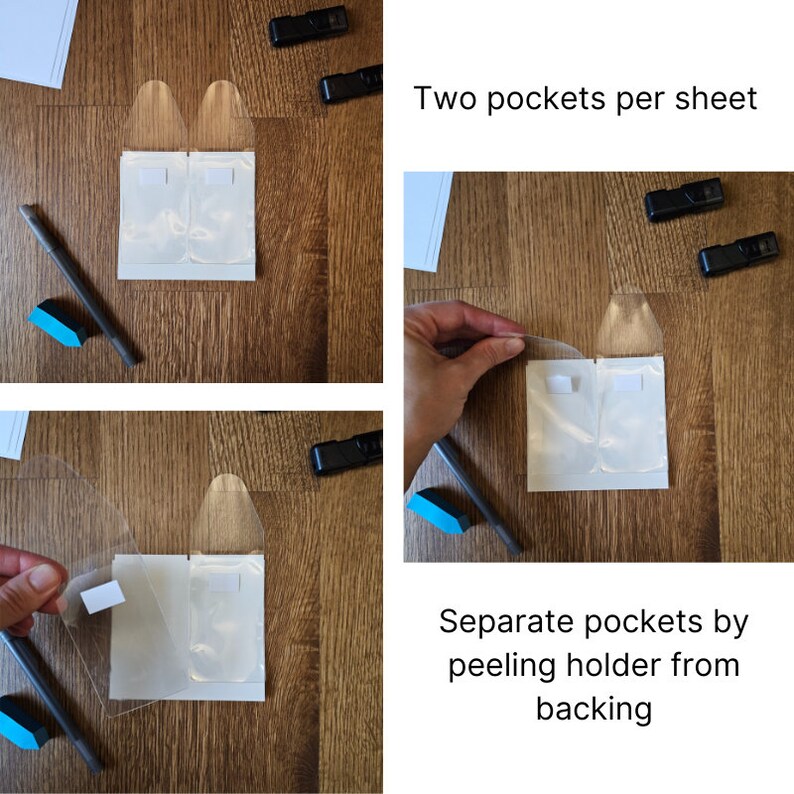 USB Flash Drive Pocket – Self-adhesive - Resealable Flap - Open Short ...