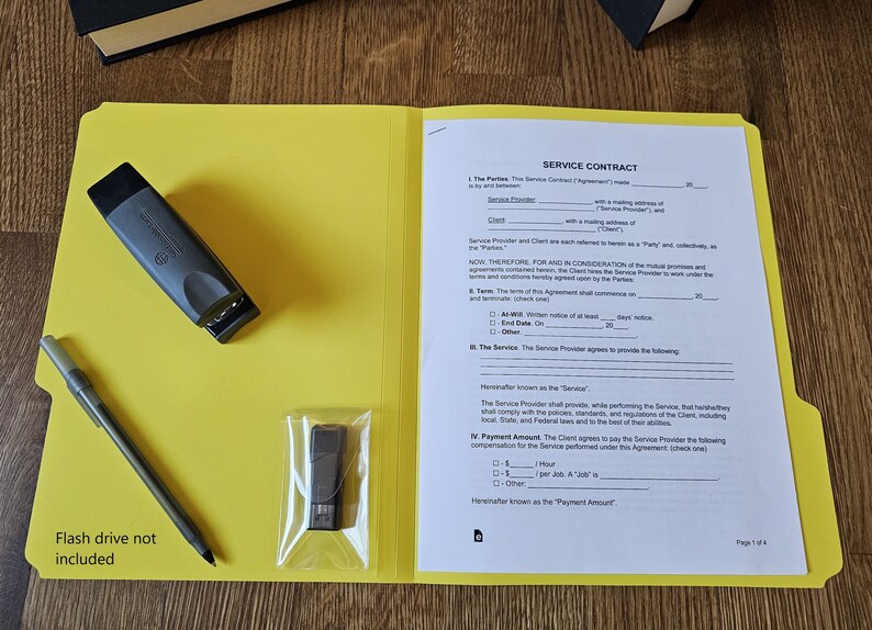 USB Flash Drive Pocket – Self-adhesive - Resealable Flap - Open Short ...