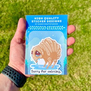 Funny Squonk Cryptid Sticker Crying / Cryptidcore / Paranormal ...