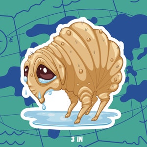 Funny Squonk Cryptid Sticker Crying / Cryptidcore / Paranormal ...