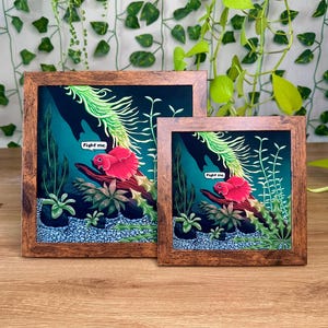 Betta Fish Art Print, Wall Art for Fish Lovers, Fish-themed Gifts for ...