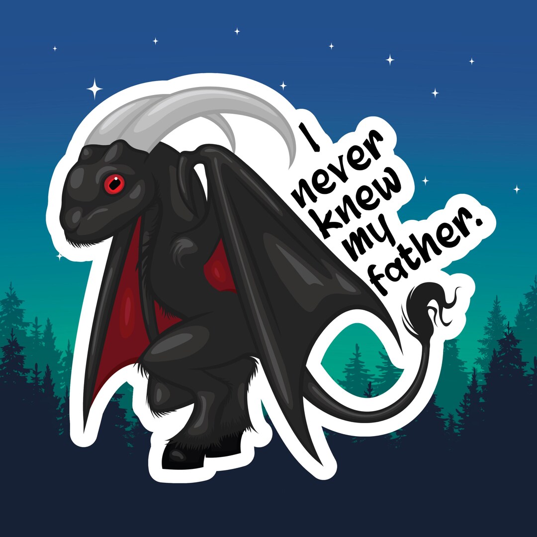 New Jersey Devil Cryptid Sticker, Pine Barrens Spooky Sticker, Gothic ...