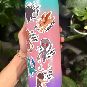 Misunderstood Cryptids VALUE PACK 2 / Funny Cryptid Stickers / Mini ...