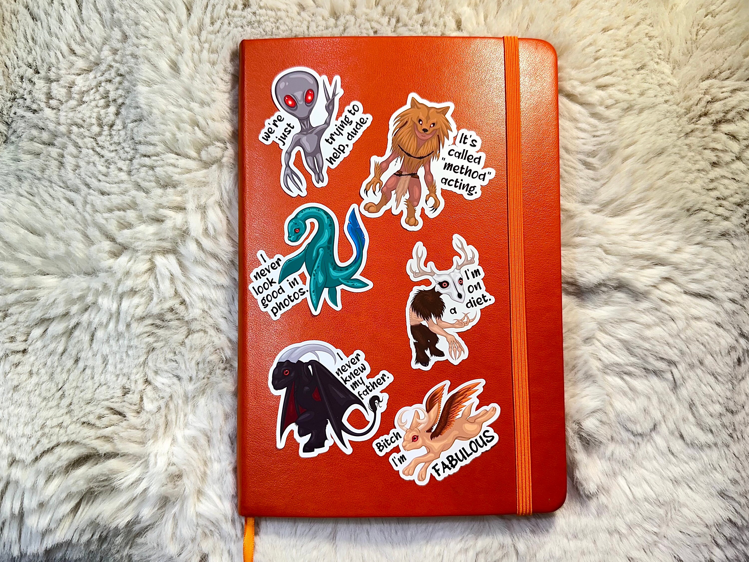 Misunderstood Cryptids VALUE PACK 2 / Funny Cryptid Stickers / - Etsy
