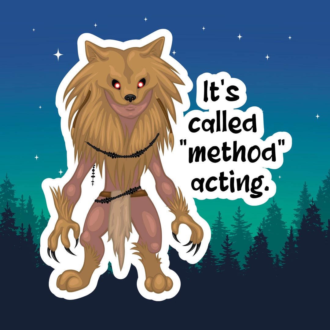 Skinwalker Cryptid Witch Sticker Decal Funny, Skinwalker Ranch Wildlife ...