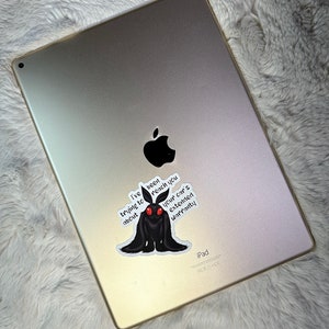 Mothman Funny Sticker / Unique Cryptid Creatures / Waterproof Laptop ...