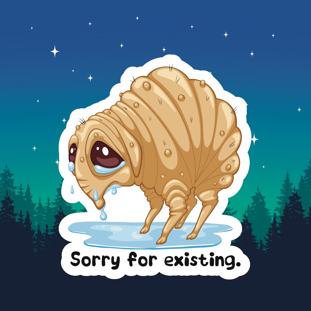 Funny Squonk Cryptid Sticker Crying / Cryptidcore / Paranormal ...