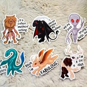 Nessie Cryptid Sticker, Loch Ness Monster Waterproof Vinyl Decal ...