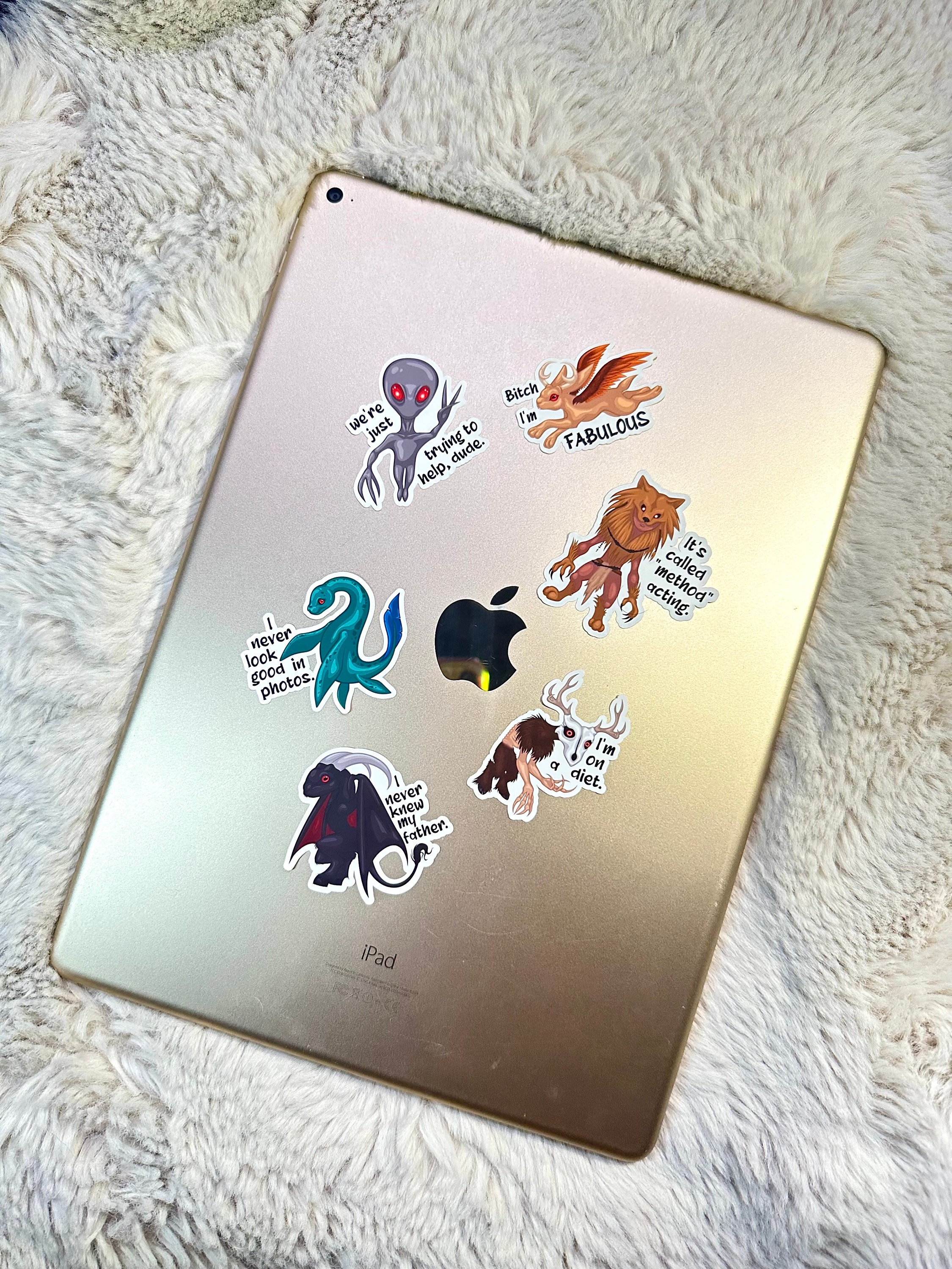 Misunderstood Cryptids VALUE PACK 2 / Funny Cryptid Stickers / Mini ...