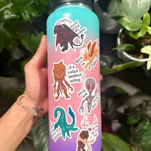 Misunderstood Cryptids VALUE PACK 2 / Funny Cryptid Stickers / Mini ...
