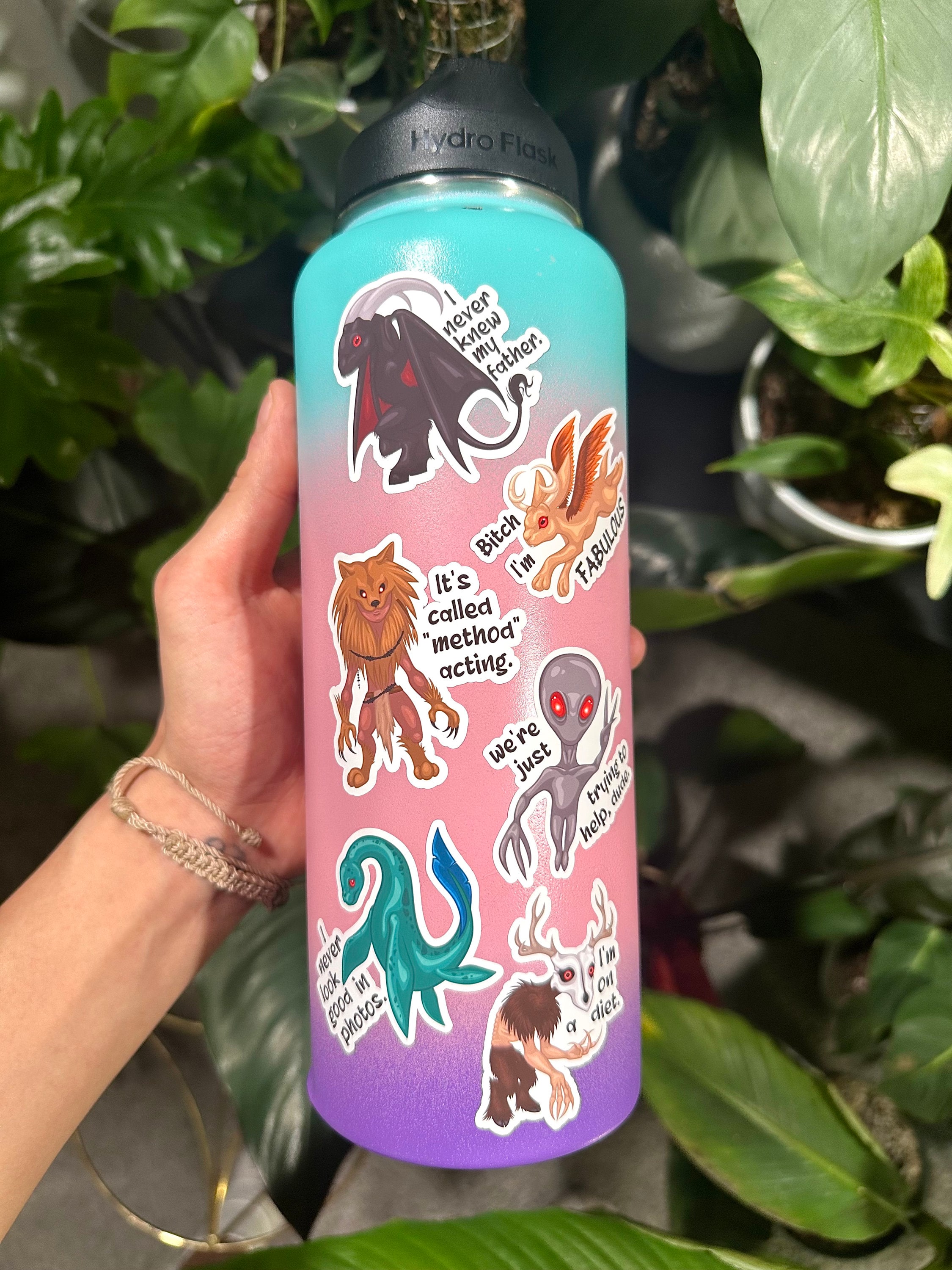 Misunderstood Cryptids VALUE PACK 2 / Funny Cryptid Stickers / - Etsy