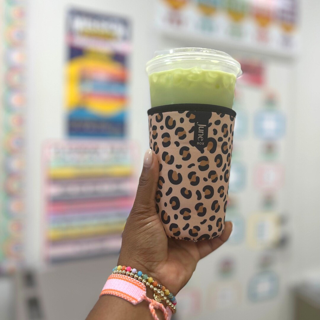 Reusable Cup Sleeve 4mm Neoprene Cozy for Cold Drinks, Thick Insulator ...