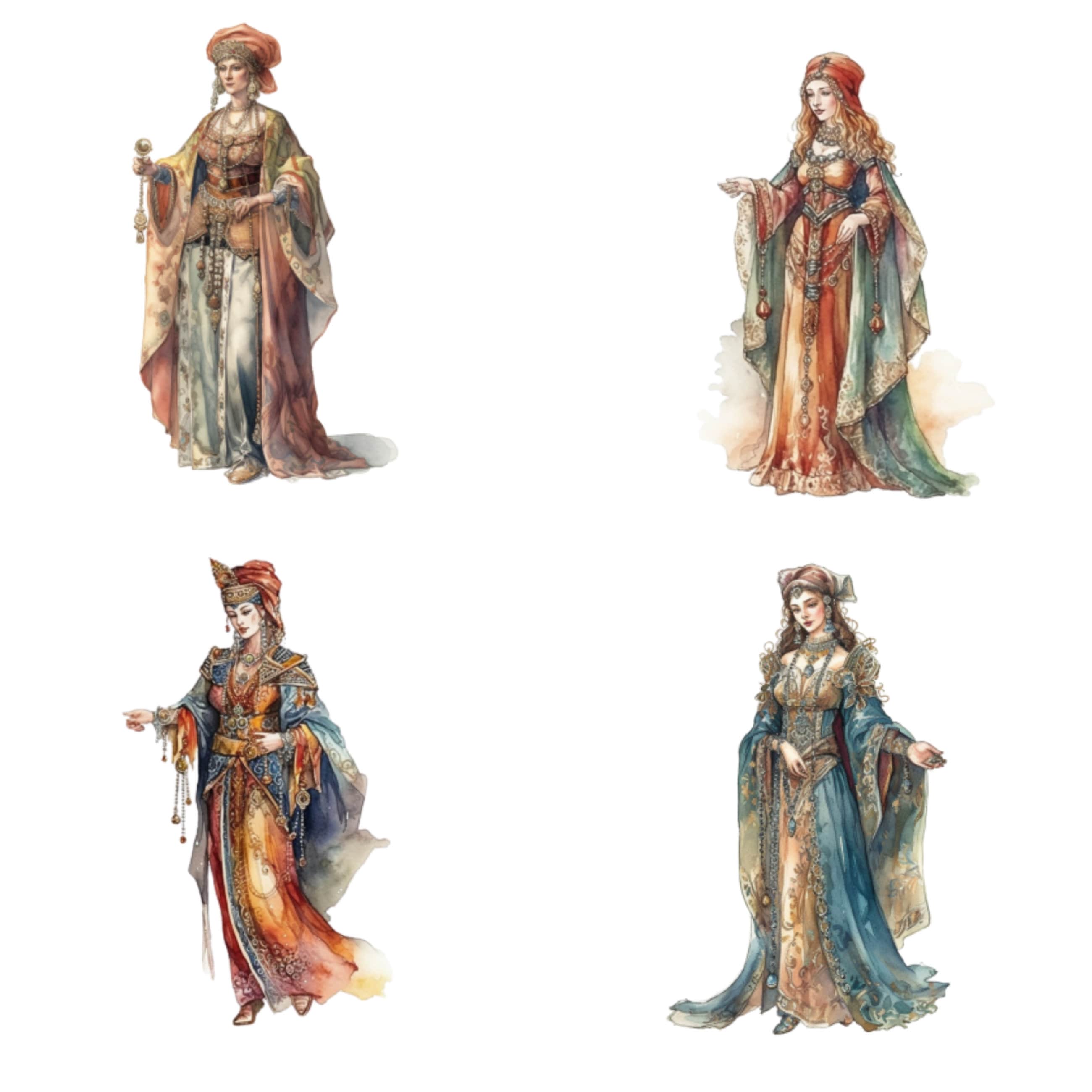 Beautiful International Medieval Ladies of Nobility & Princesses Divine ...