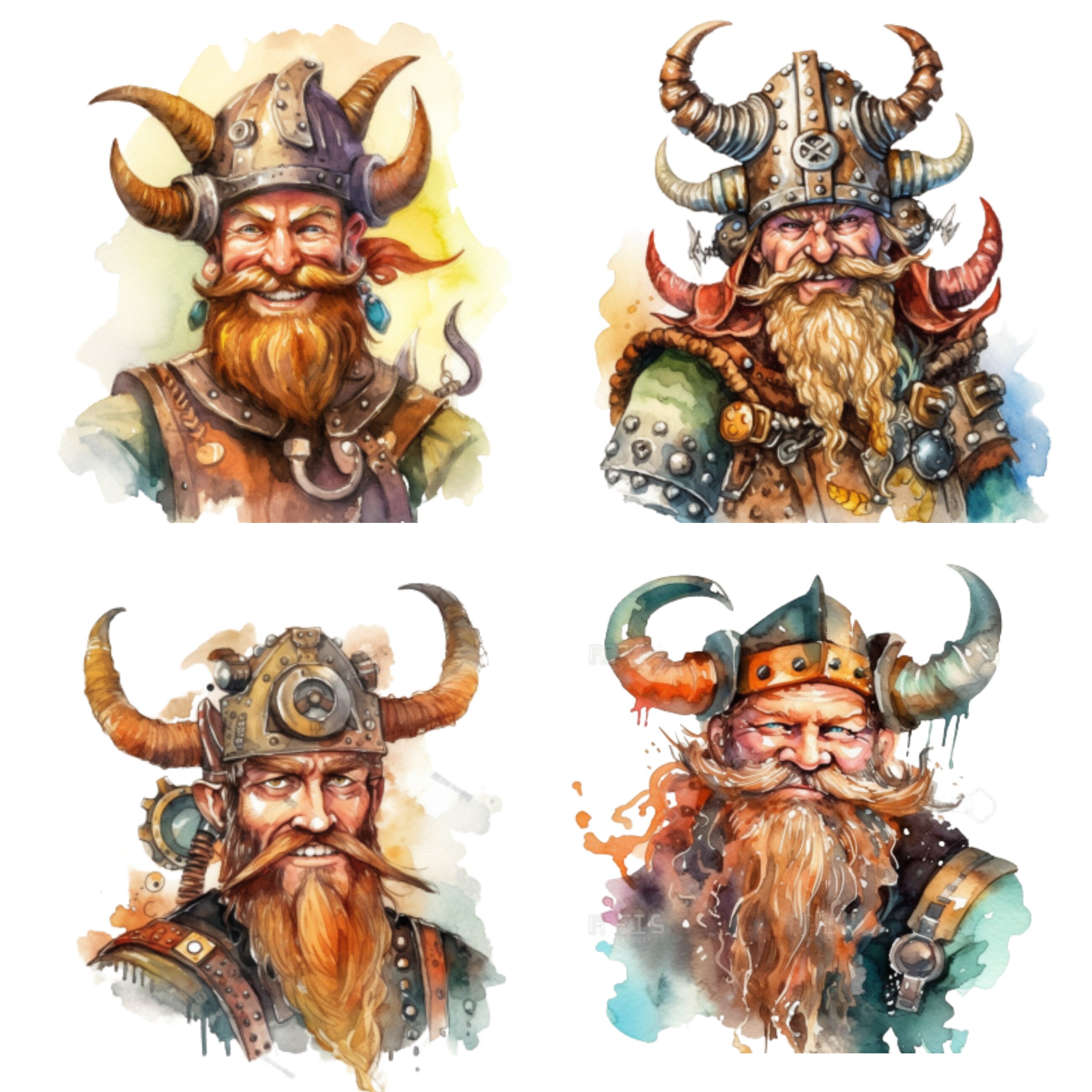 Happy Fun Loving Steampunk Viking Warriors Thor Odin Loki Viking Norse ...