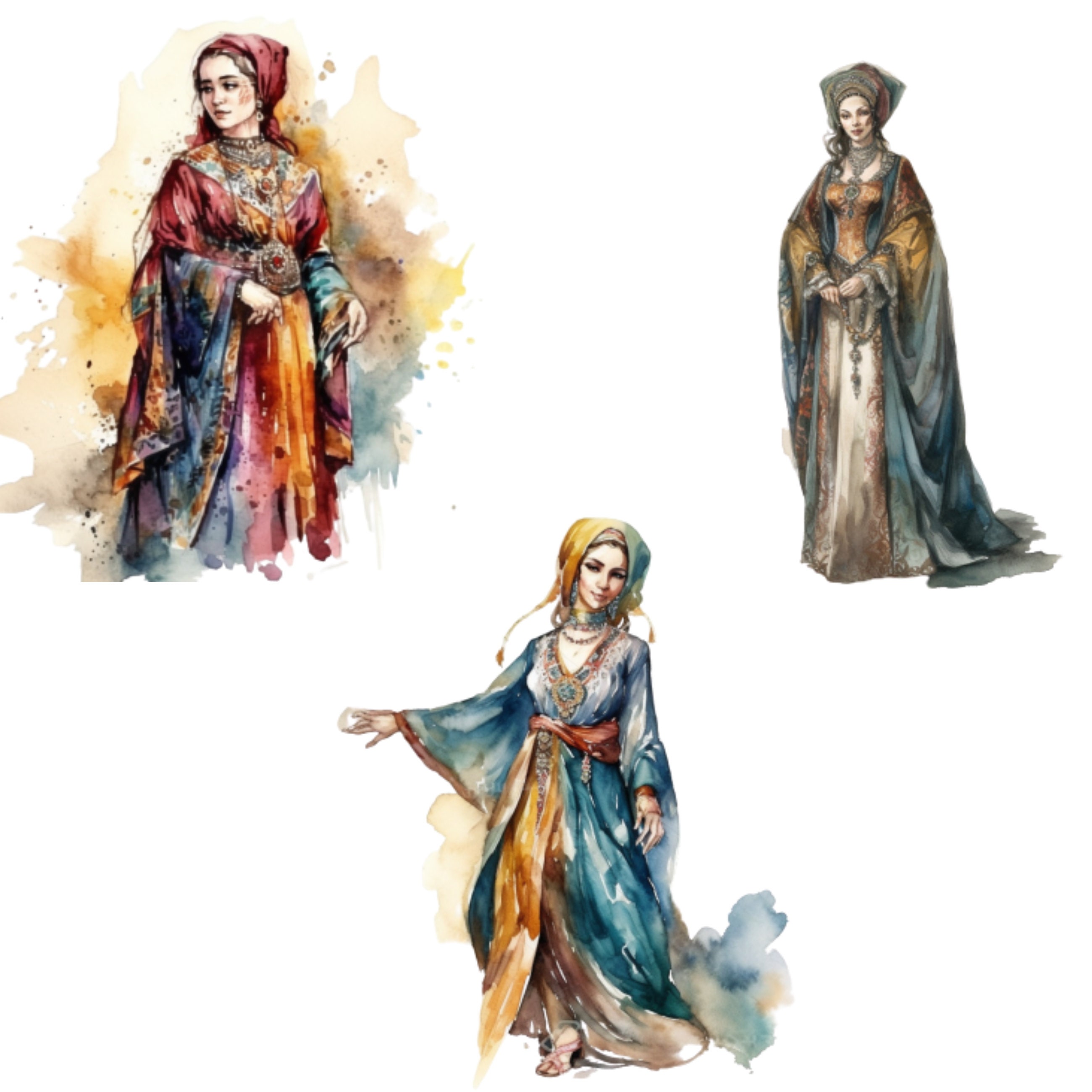 Beautiful International Medieval Ladies of Nobility & Princesses Divine ...