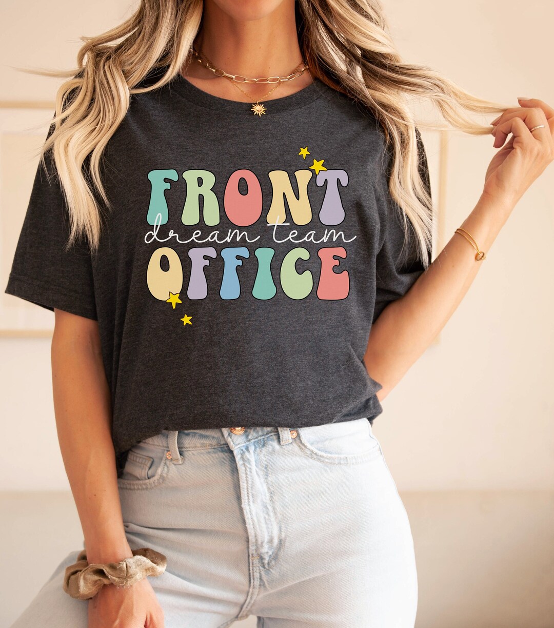 Front Office Dream Team Shirts, Administrative Assistant Tee, School ...
